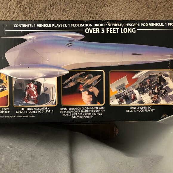 Star Wars | Other | Naboo Royal Starship Blockade Cruiser Playset ...